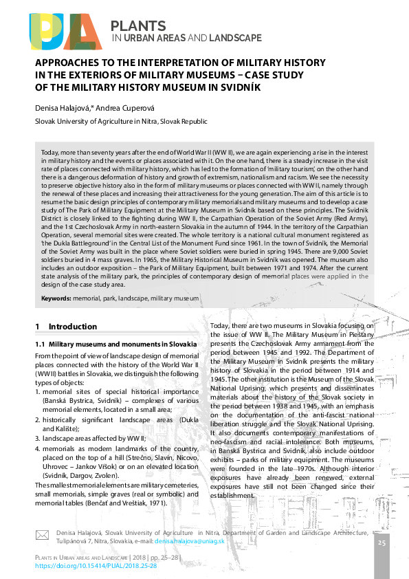 (PDF) Approaches to the Interpretation of Military History in the ...