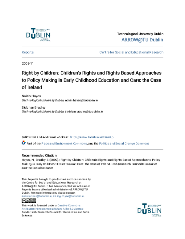 (PDF) Right by Children: Children's Rights and Rights Based Approaches ...