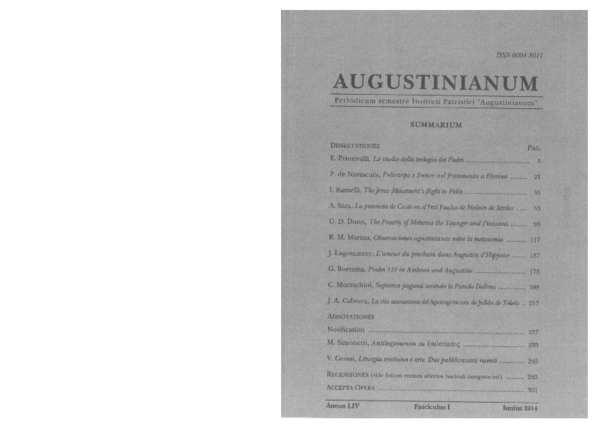 (PDF) La presencia de Cristo desde la creación hasta la encarnación ...