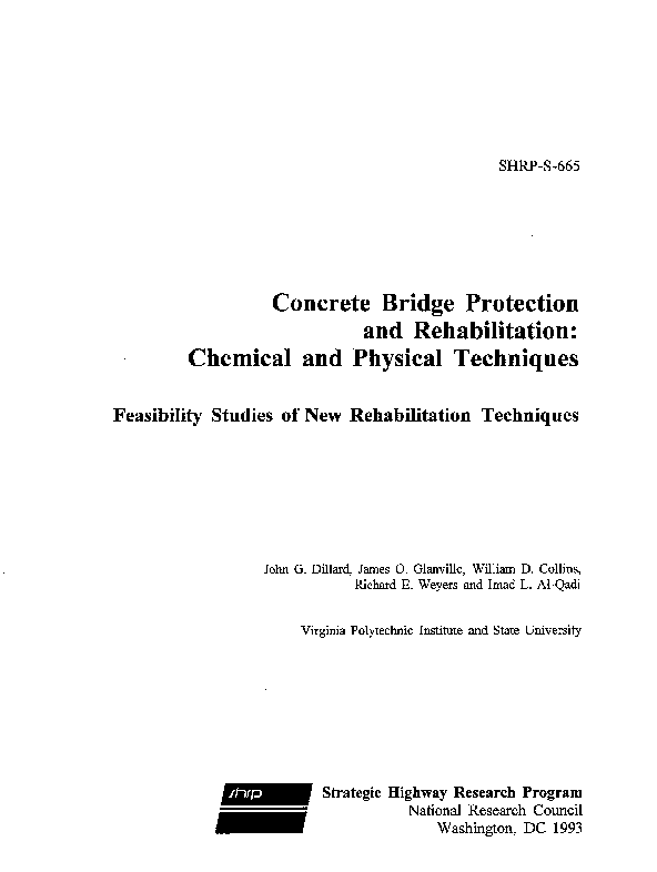 (PDF) Concrete Bridge Protection and Rehabilitation: Chemical and ...