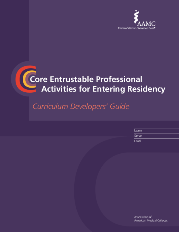 (PDF) Assessing medical student performance of Entrustable Professional ...