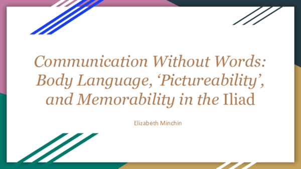 (PDF) Communication without words: Body Language, 'Pictureability' and ...
