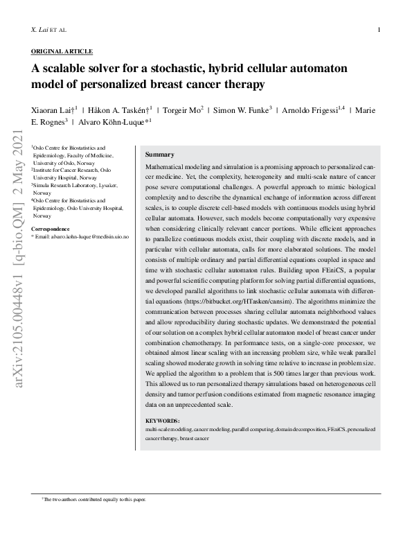 (PDF) A scalable solver for a stochastic, hybrid cellular automaton ...
