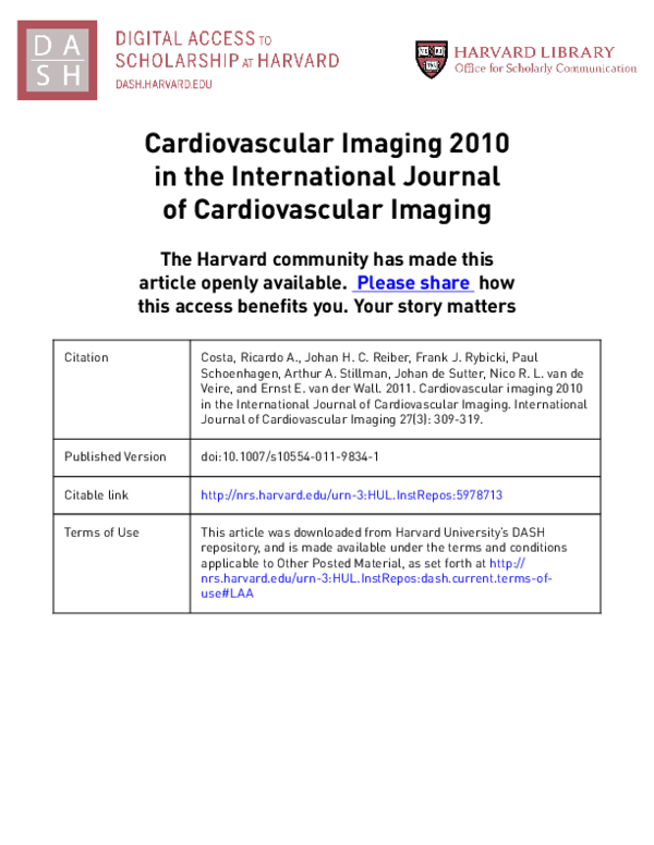 (PDF) Cardiovascular imaging 2015 in the International Journal of ...