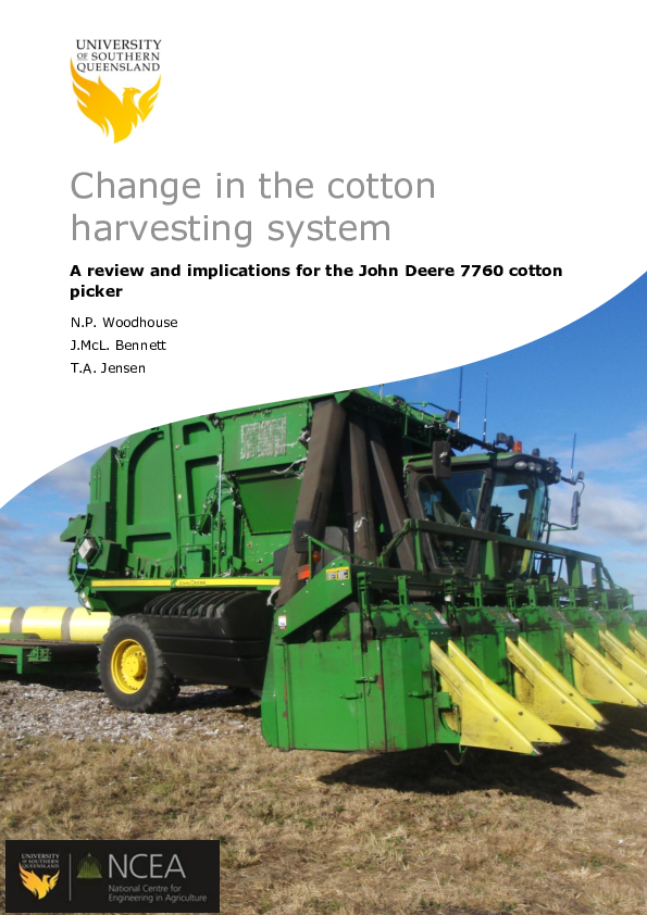 (PDF) Change in the cotton harvesting system: a review and implications ...