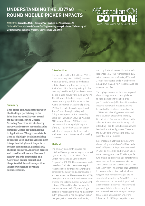 (PDF) Understanding the JD7760 Round Module Picker Impacts