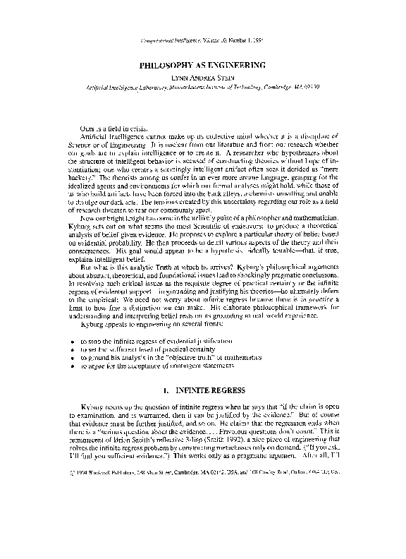 (PDF) Philosophy as Engineering