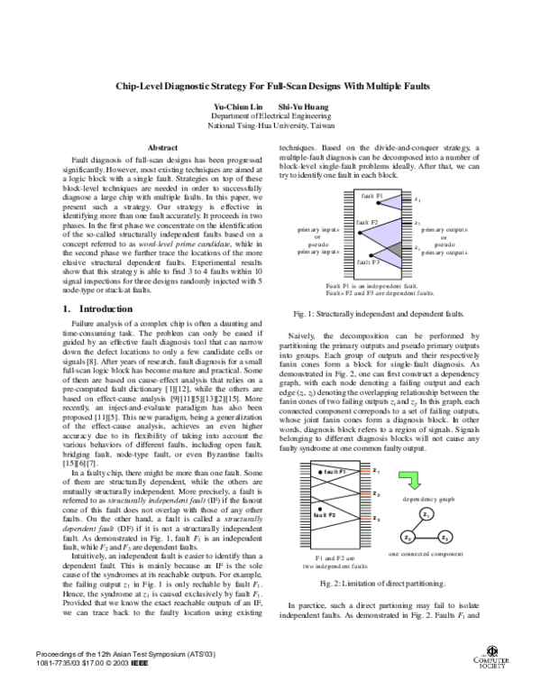 (PDF) Chip-level diagnostic strategy for full-scan designs with ...