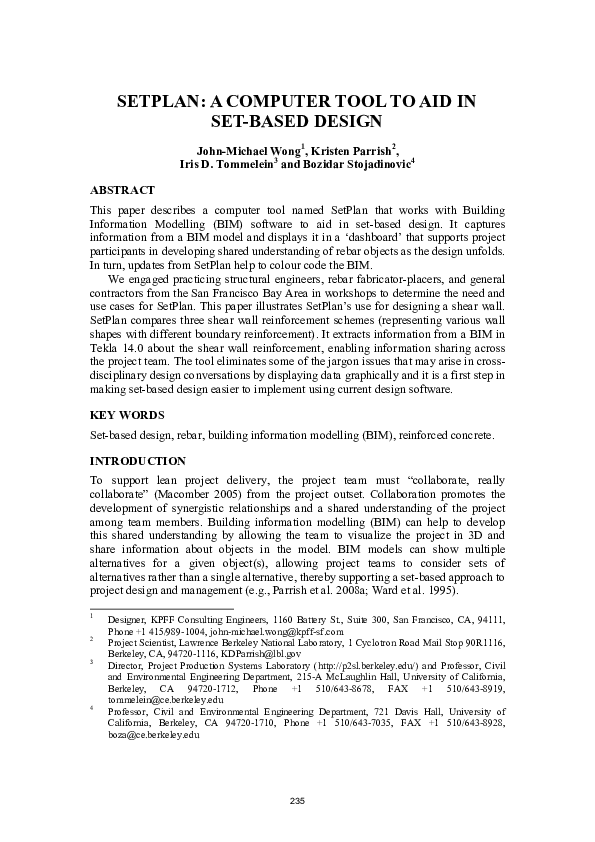 (PDF) SetPlan: A computer tool to aid in set-based design
