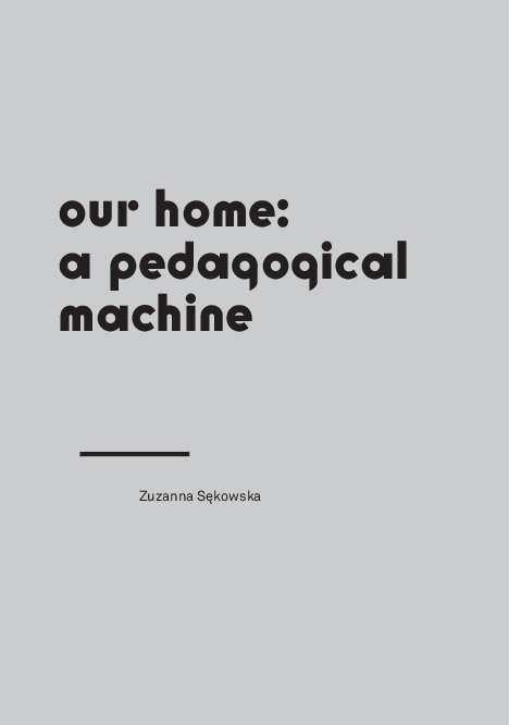 (PDF) Our Home: a Pedagogical Machine