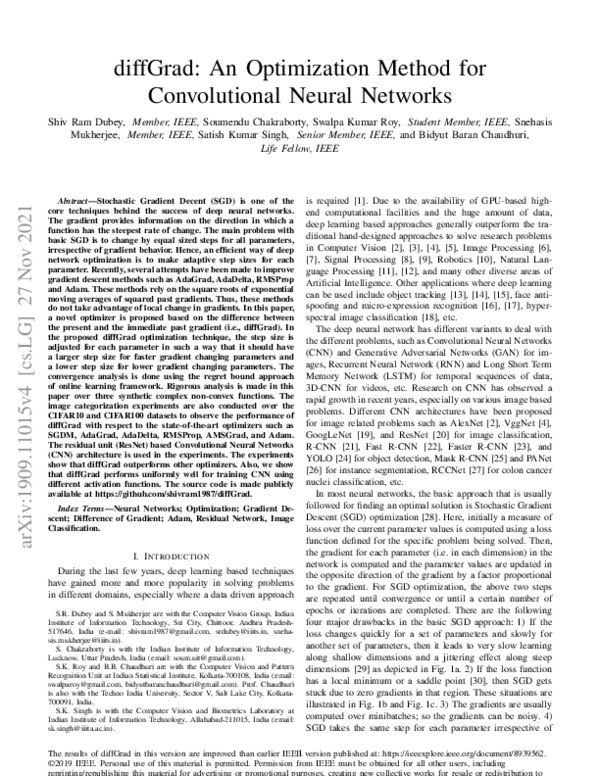 (PDF) DUBEY et al.: IEEE TRANSACTIONS ON NEURAL NETWORKS AND LEARNING ...