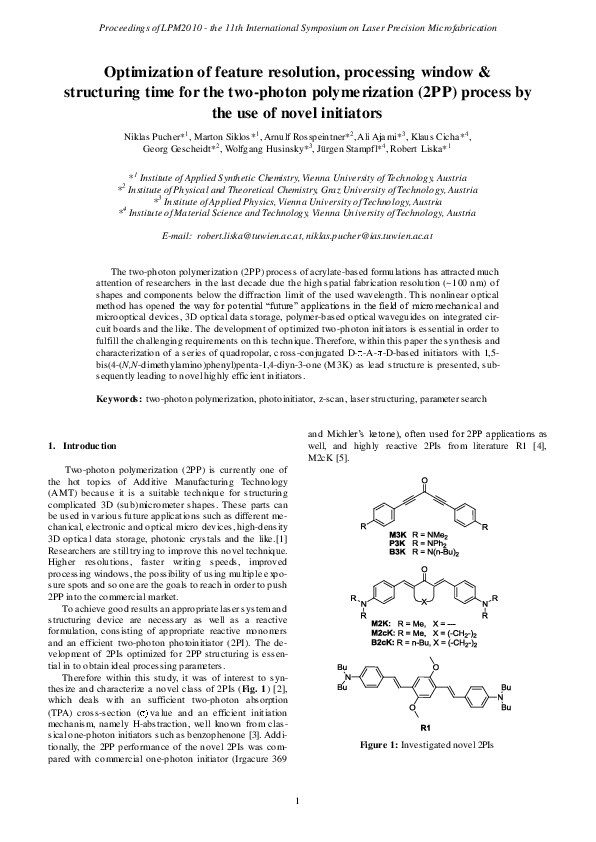 (PDF) Optimization of feature resolution, processing window ...