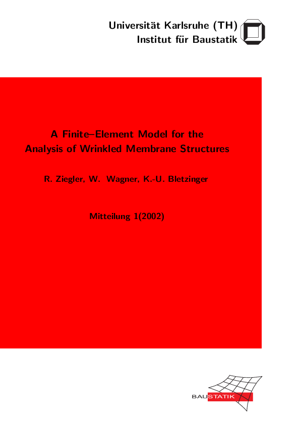 (PDF) A finite element model for the analysis of wrinkled membrane ...