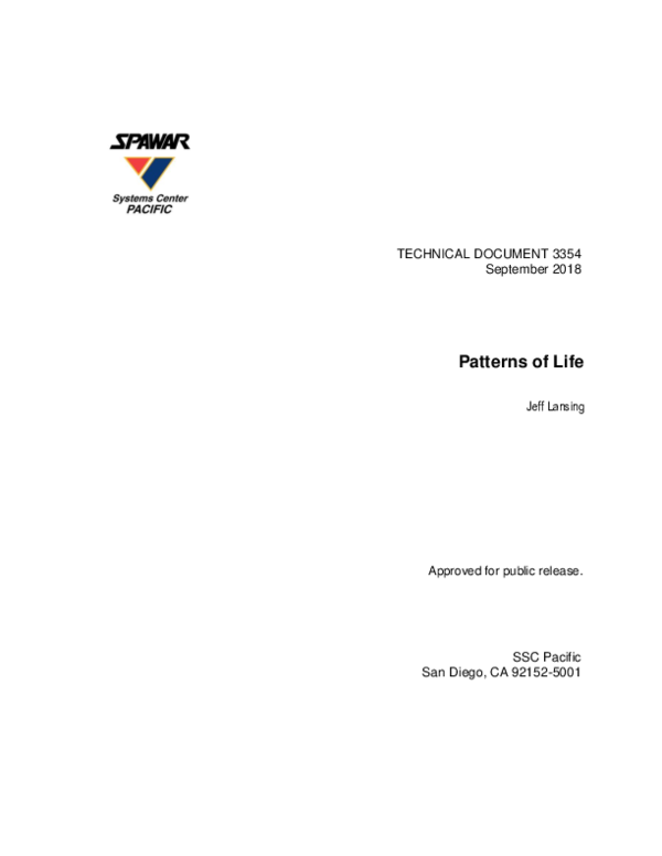 (PDF) Patterns of Life
