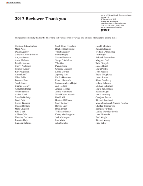 (PDF) 2017 Reviewer Thank You | Linda Hollinger-Smith - Academia.edu