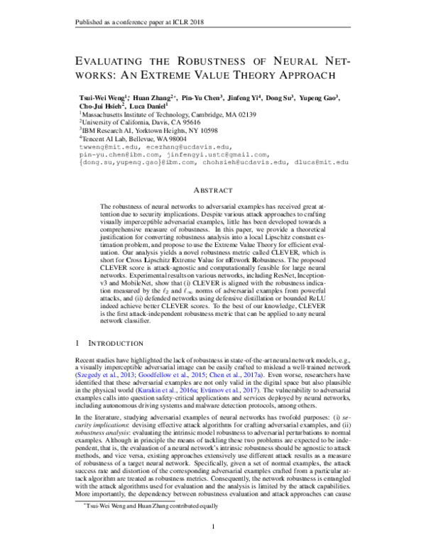 (PDF) Works: An Extreme Value Theory Approach