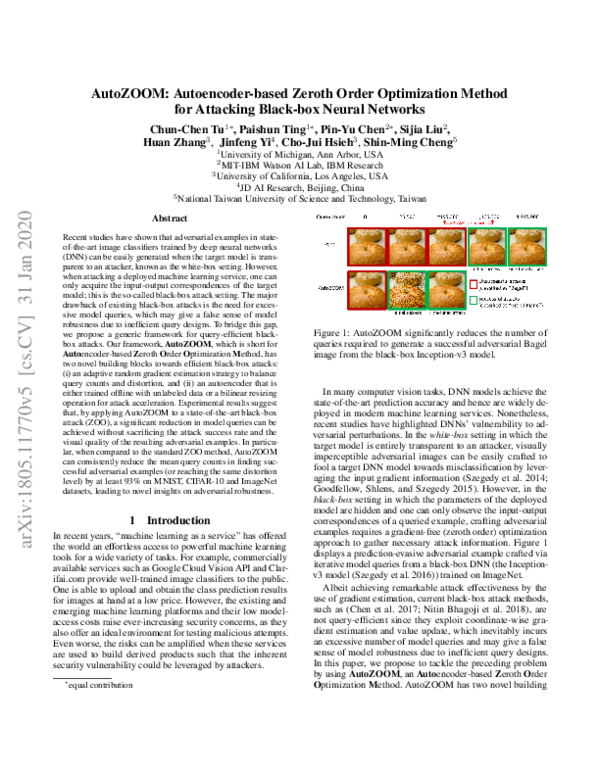 (PDF) AutoZOOM : Background and Methods 3 . 1 Black-box Attack Formulation and Zeroth Order ...