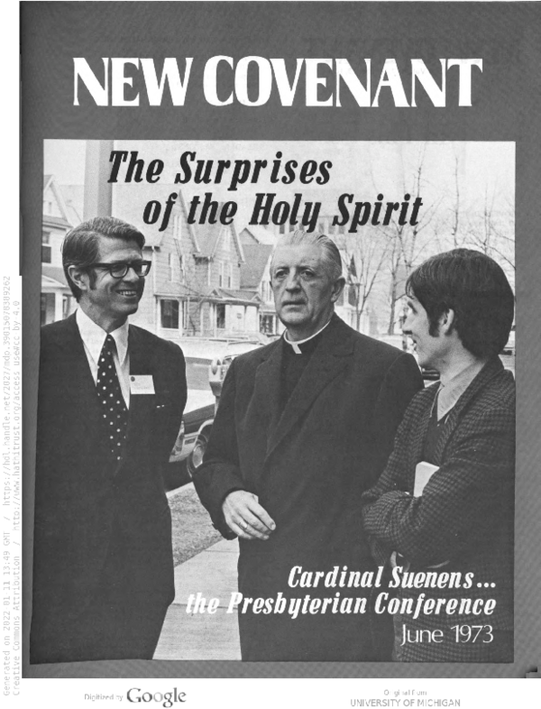 (PDF) “THE SURPRISES OF THE HOLY SPIRIT” - An Interview with Cardinal ...