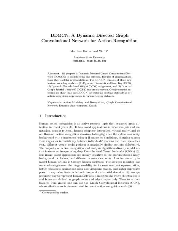 (PDF) DDGCN: A Dynamic Directed Graph Convolutional Network for Action Recognition