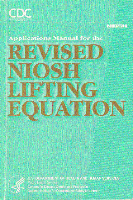 (PDF) Applications manual for the revised NIOSH lifting equation