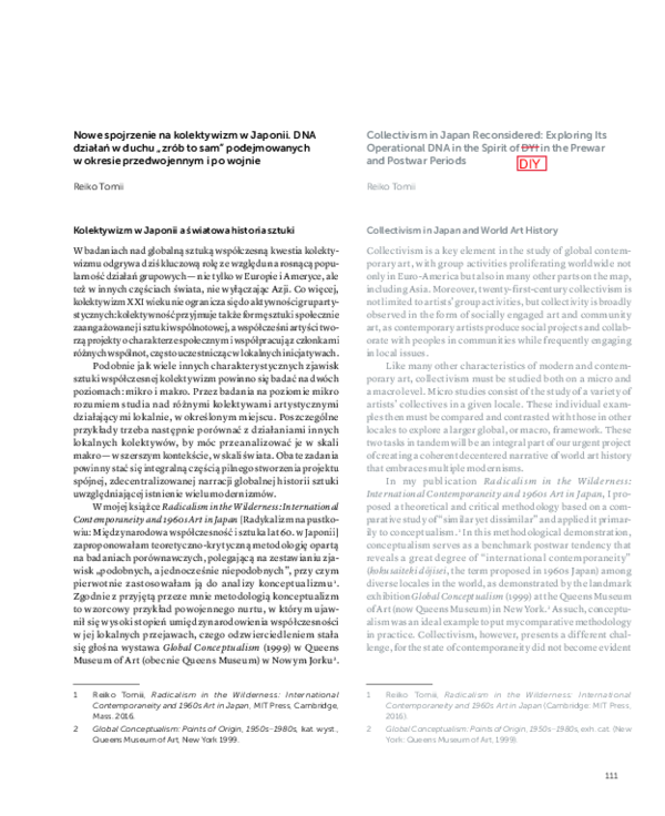 (PDF) Collectivism in Japan Reconsidered: Exploring Its Operational DNA ...