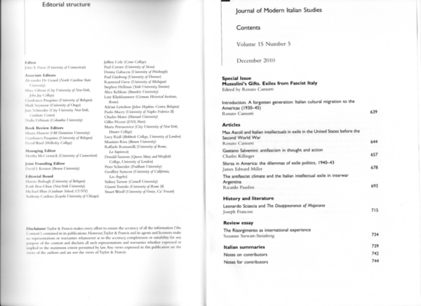 (PDF) Max Ascoli and Italian intellectuals in exile in the United ...