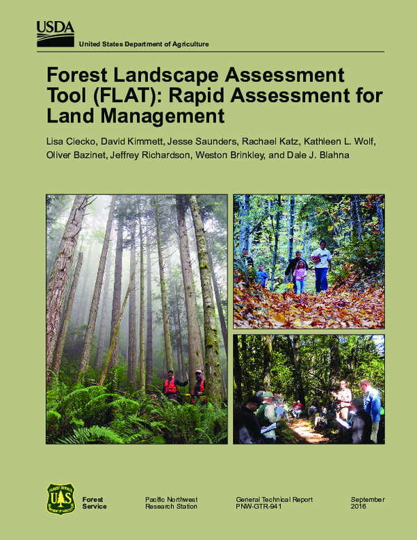 (PDF) Forest Landscape Assessment Tool (FLAT): rapid assessment for ...