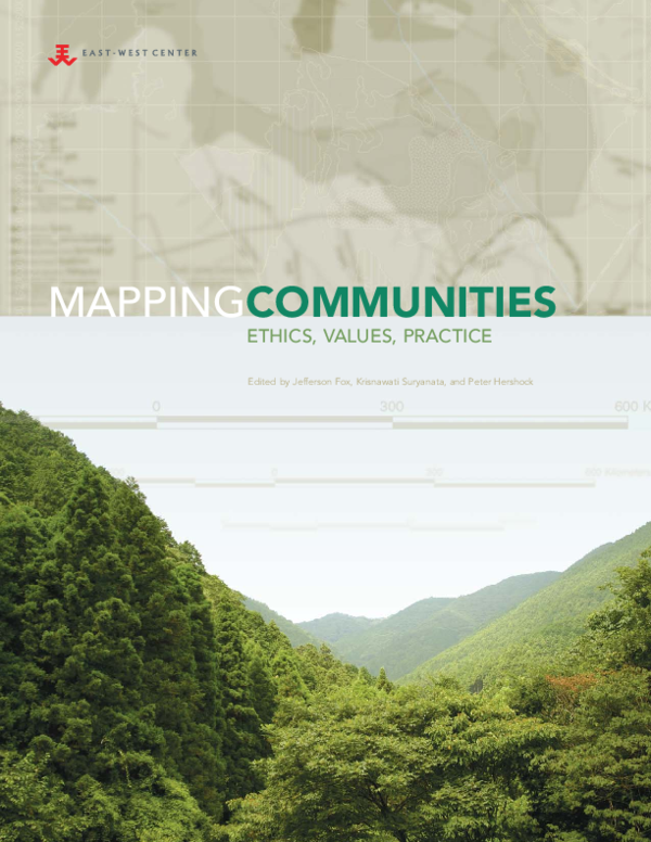(PDF) Mapping communities : ethics, values, practice