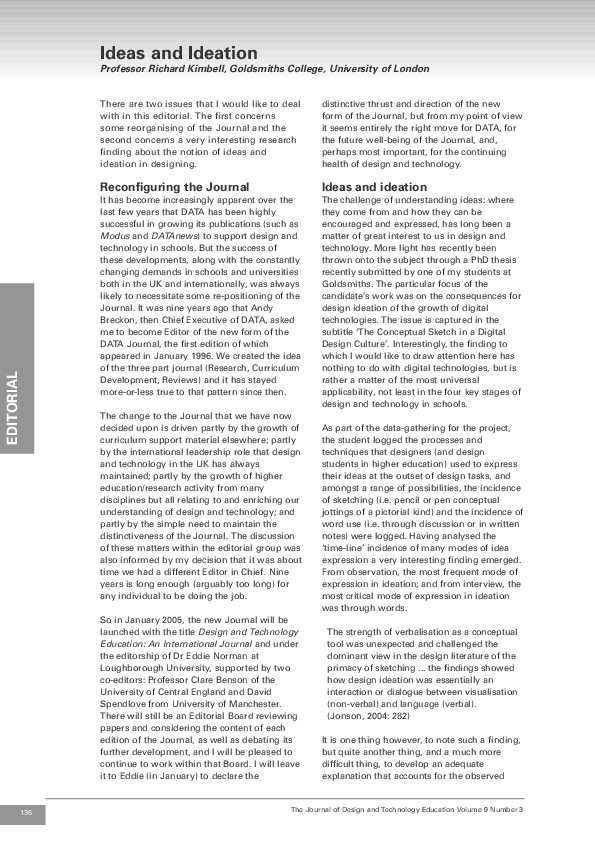 (PDF) Ideas and Ideation