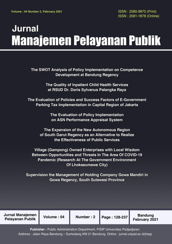 (PDF) The Evaluation of Policy Implementation on ASN Performance ...