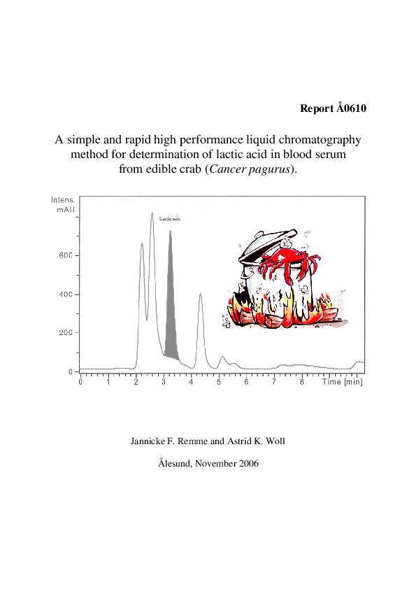 (PDF) A simple and rapid high performance liquid chromatography method ...