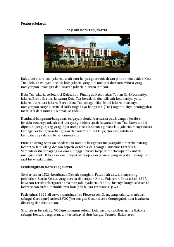 (DOC) Feature Sejarah