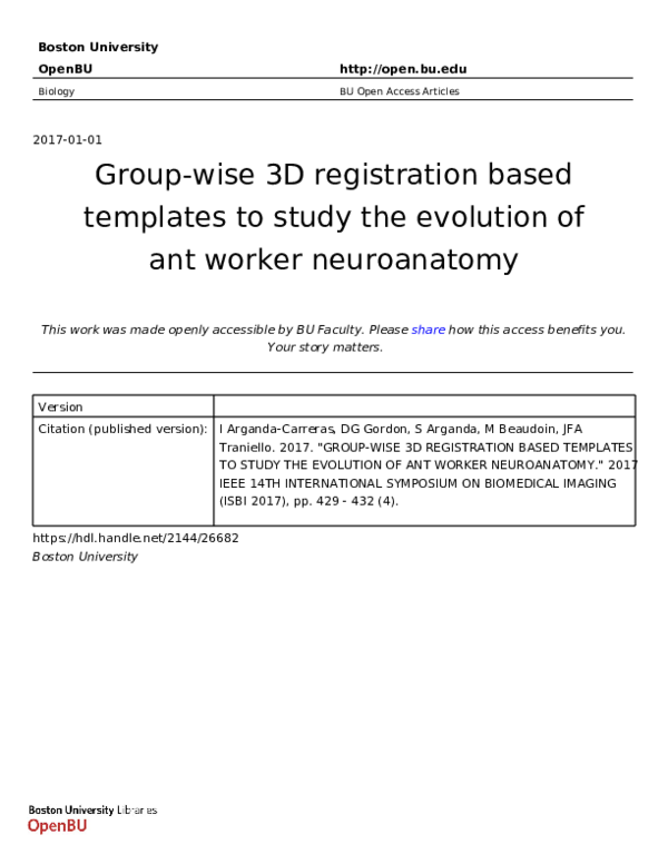 (PDF) Group-wise 3D registration based templates to study the evolution ...