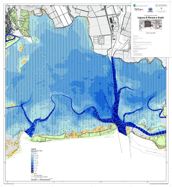 (PDF) Carta batimetrica della Laguna di Marano e Grado