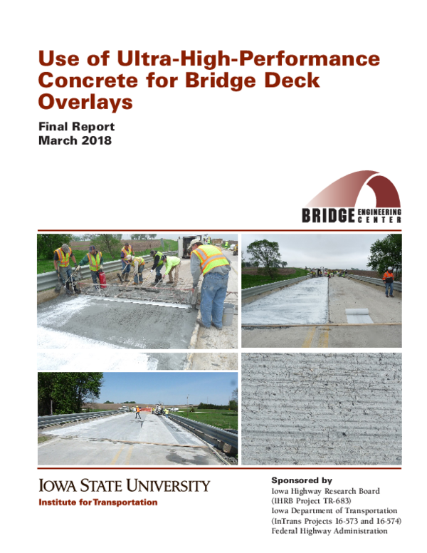 (PDF) Use of Ultra-High-Performance Concrete for Bridge Deck Overlays