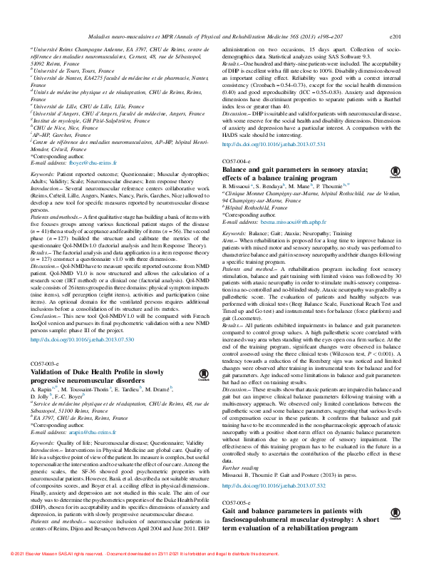 (PDF) Validation of Duke Health Profile in slowly progressive ...