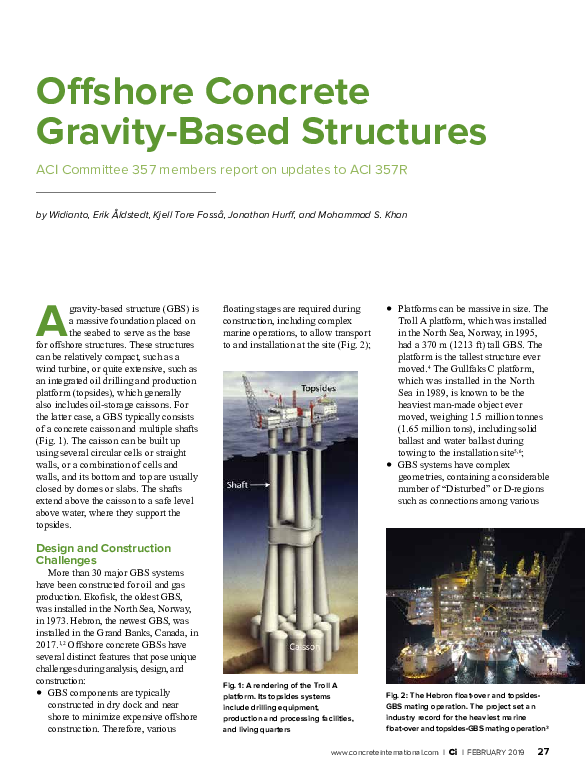 (PDF) Offshore Concrete Gravity-Based Structures