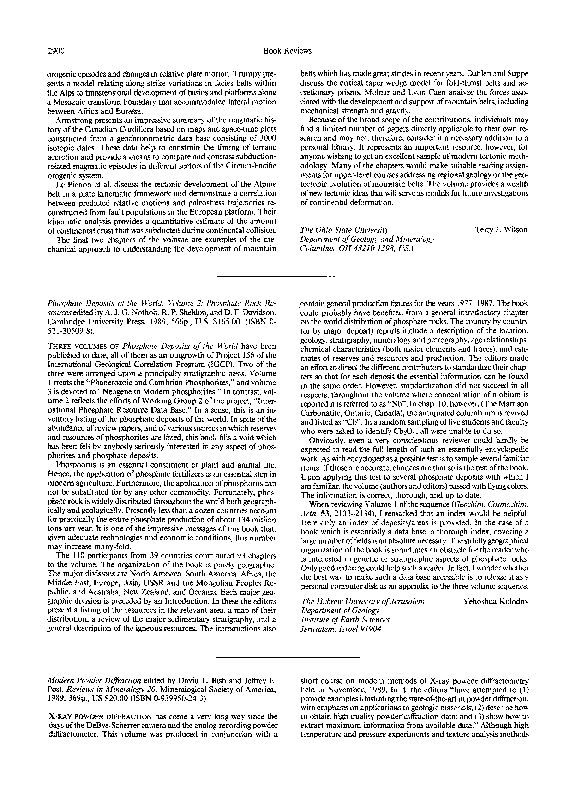 (PDF) Modern powder diffraction