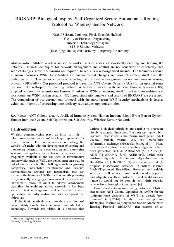 (PDF) BIOSARP: biological inspired self-organized secure autonomous routing protocol for ...