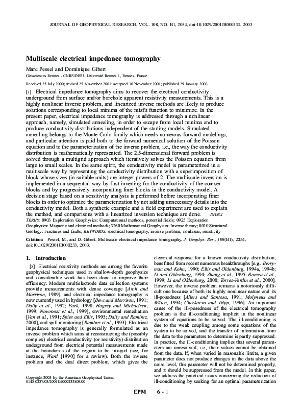 (PDF) Multiscale electrical impedance tomography | Dominique Gibert ...