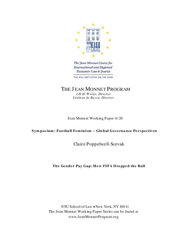 (PDF) The Jean Monnet Program