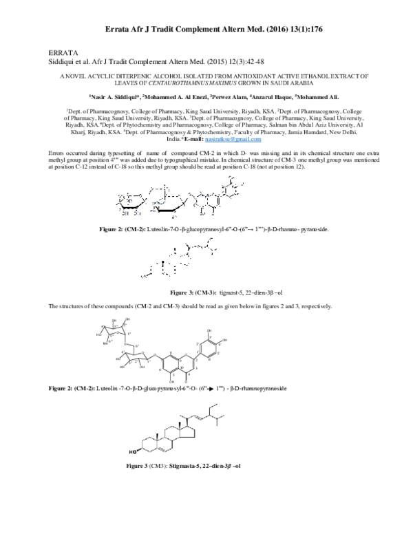 (PDF) A novel acyclic diterpenic alcohol isolated from antioxidant ...