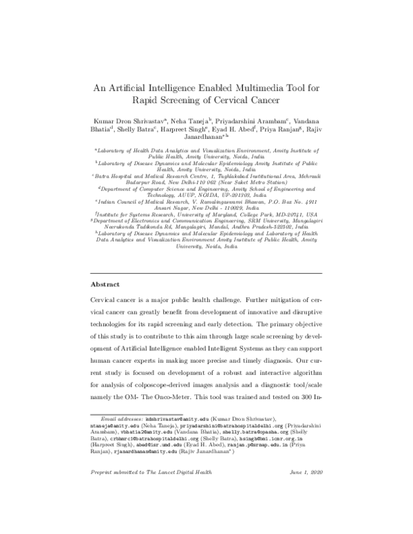 (PDF) An Artificial Intelligence Enabled Multimedia Tool for Rapid ...
