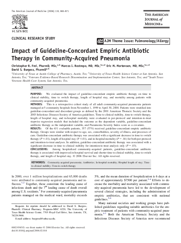 (PDF) Impact of Guideline-Concordant Empiric Antibiotic Therapy in ...