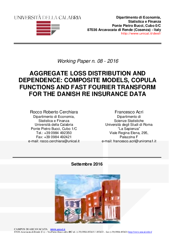 (PDF) Aggregate Loss Distribution and Dependence: Composite Models ...