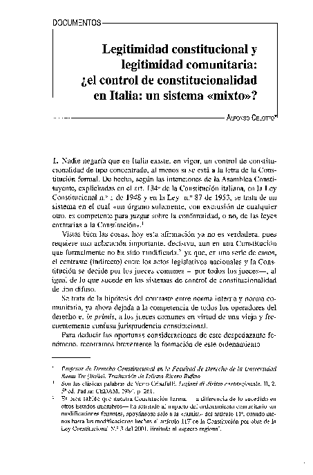 (PDF) Legitimidad constitucional y legitimidad comunitaria: ¿ el ...