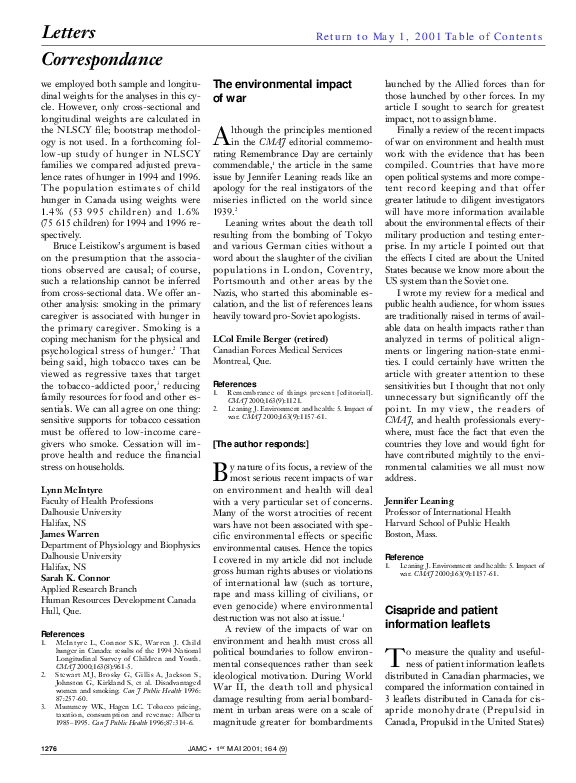 (PDF) Cisapride and patient information leaflets