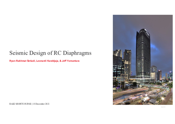 (PDF) Seismic RC Diaphragms, Chords and Collectors
