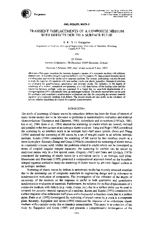 (PDF) Transient displacements of a composite medium with defects due to ...