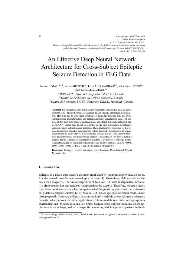 (PDF) An Effective Deep Neural Network Architecture for Cross-Subject Epileptic Seizure ...
